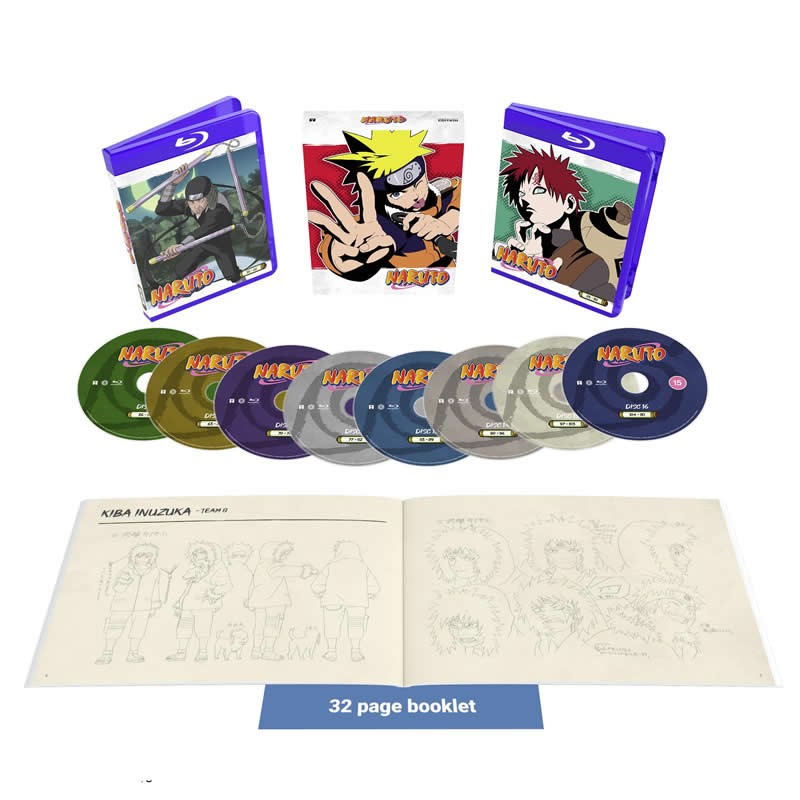 Naruto Set 2 - Collector's Edition (15) Blu-Ray